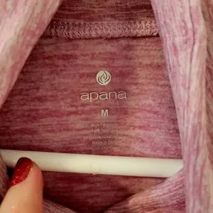 Apana | Tops | Apana Cowl Neck Pink Workout Top | Poshmark